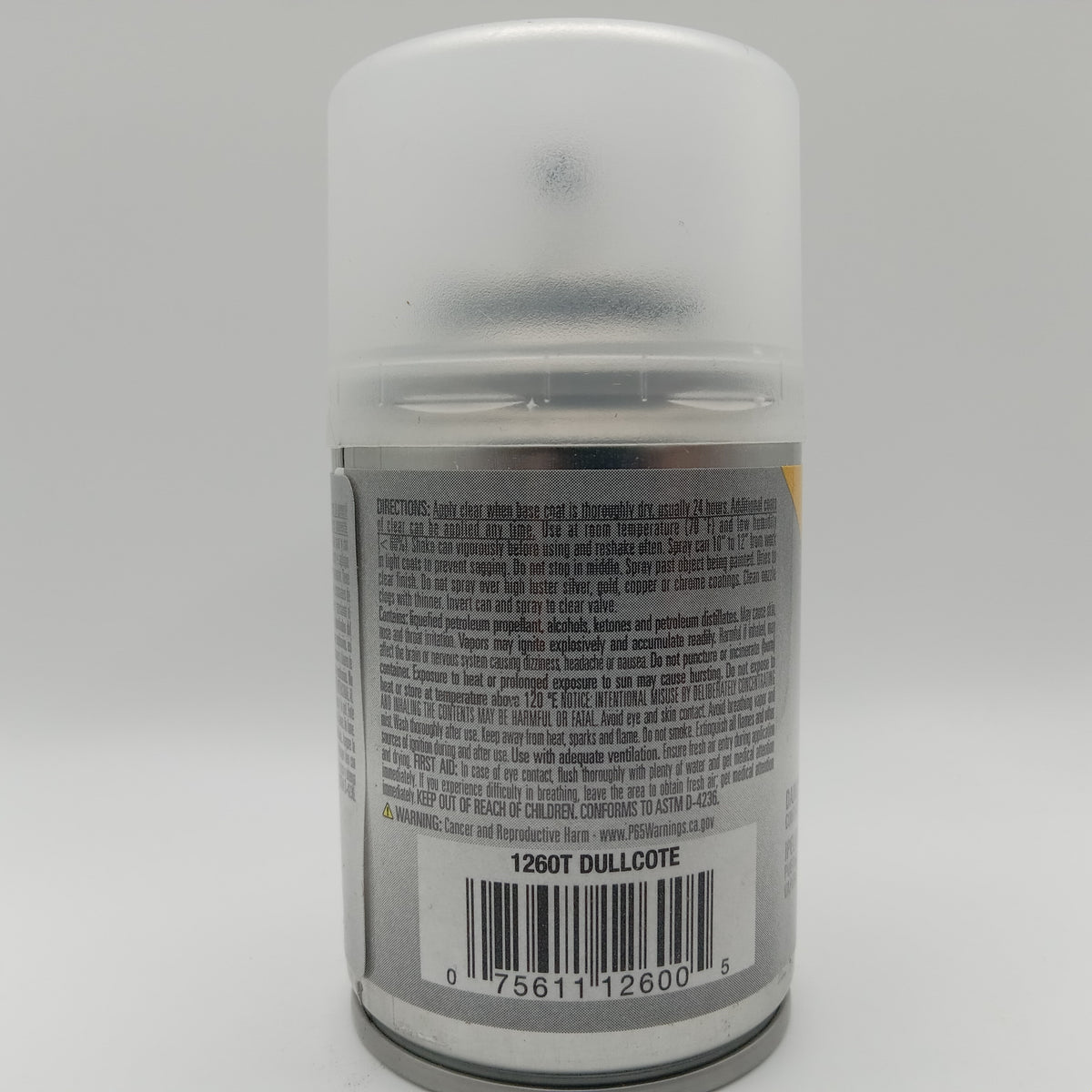 TES1260T Testors Lacquer Dullcoat 3 oz Spray Can – Warbird Bunker ...